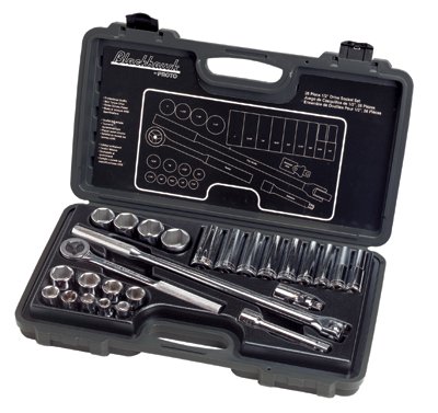 26 Piece Standard Socket Set, 1/2'' Drive Size ( 1226NB ...