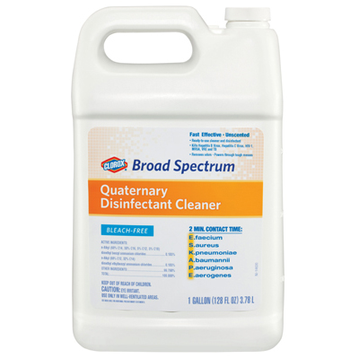 Broad Spectrum Quaternary Disinfectant Cleaner, One Gallon Bottle ...