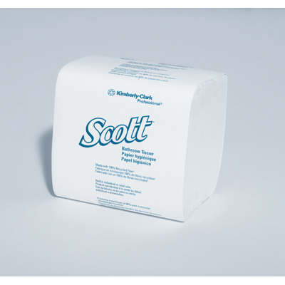 White, 500 Count 1-Ply SCOTT Hygienic Bathroom Tissue ( 48180 ...
