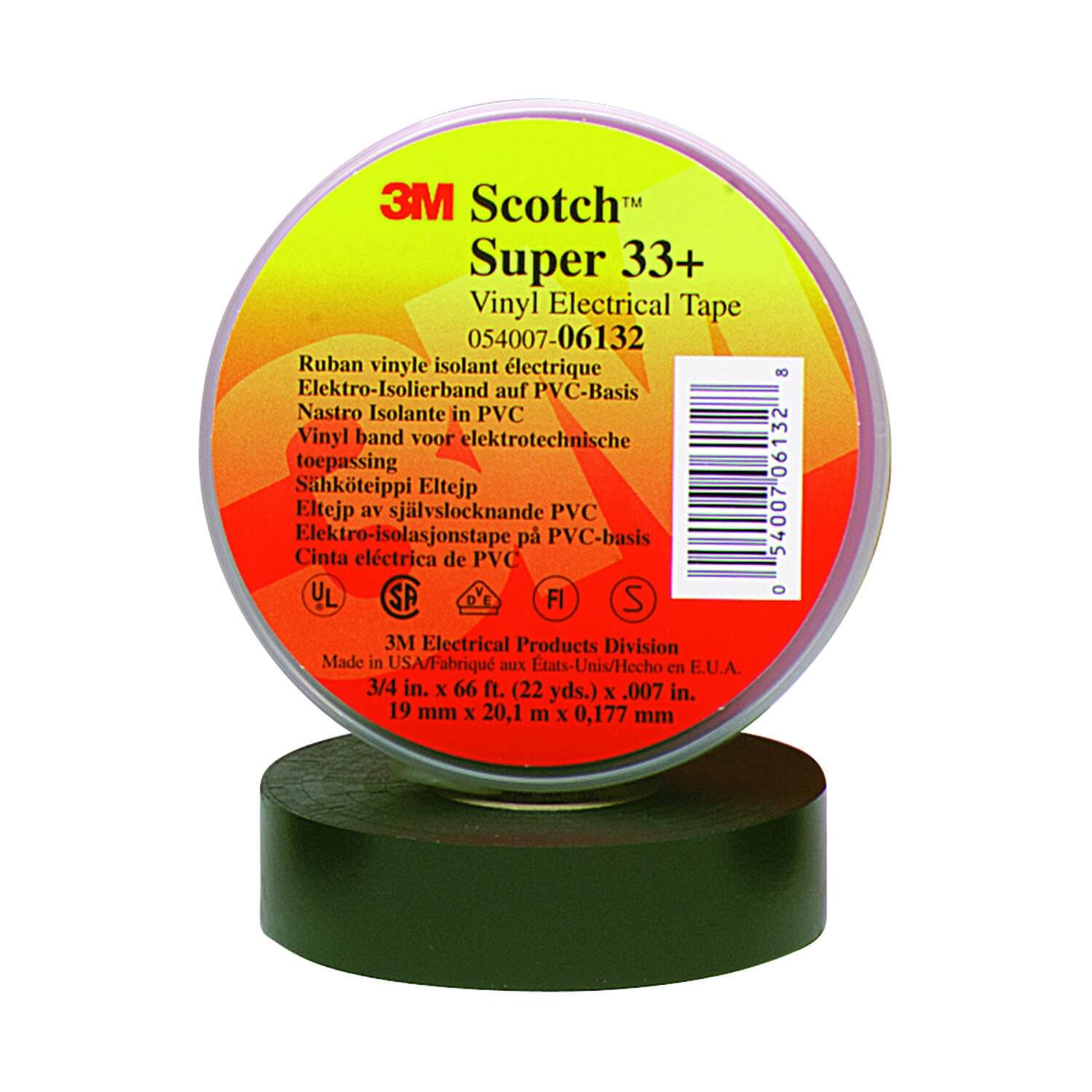 Scotch Super Black Vinyl Electrical Tapes 33+ ( 061328) | HomElectrical.com