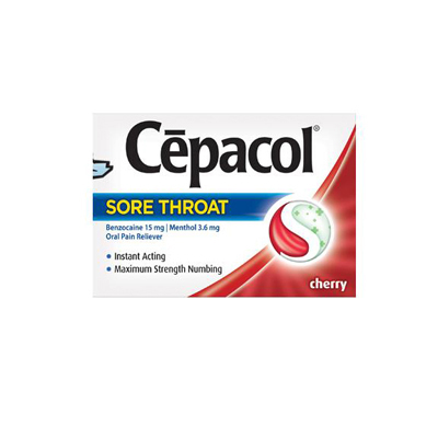 Cepacol Sore Throat Lozenges, Cherry ( 71098) | HomElectrical.com