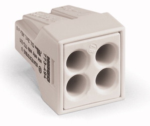 Wago Light Gray 4-Port Pushwire Connectors For EEX e Application In ...