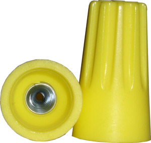 Yellow Wire Connectors, Twist-On 22-10 AWG ( WC-Y-B) | HomElectrical.com