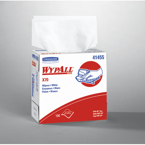 WypAll X70 Blue Manufactured Rags in POP-UP Box ( 41412 ...