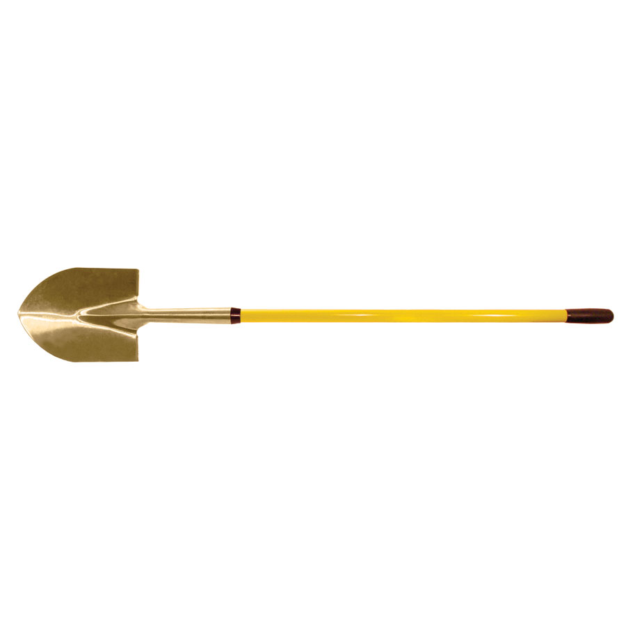 Round Point Shovel with Fiber Glass Handle, 9 in Blade Width ( S-81FG ...