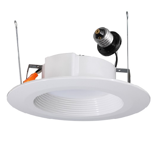ETi Lighting 6-in 11W LED Recessed Downlight, Dimmable, E26, 670 lm, 120V, 4000K, White (ETi ...