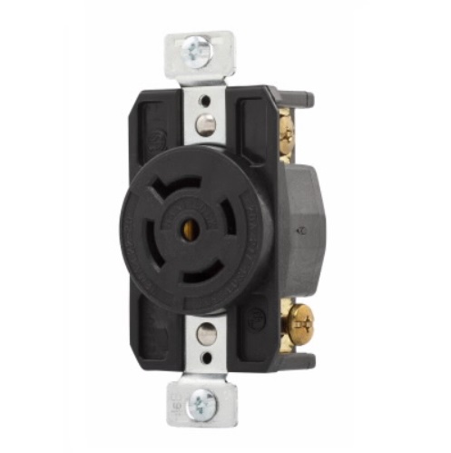 Eaton Wiring 20 Amp Locking Receptacle, NEMA L22-20, 277V/480V, Black ...