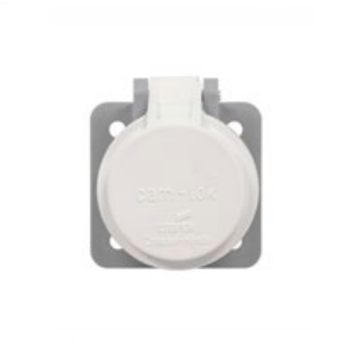 Eaton Wiring Cam-Lok Receptacle Cover, NEMA 3R, White (Eaton Wiring ...