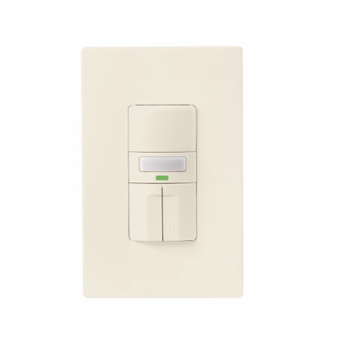 Eaton Wiring 1000W Dual Switch Motion Sensor w/ Nightlight, Single-Pole ...