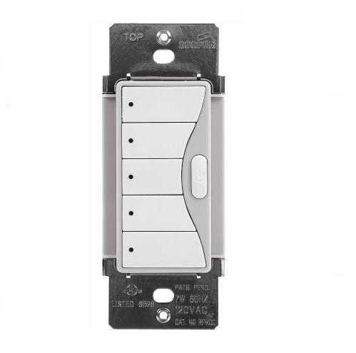 Eaton 15 Amp Z-Wave Scene Controller, White Satin (Eaton RFWC5WS ...