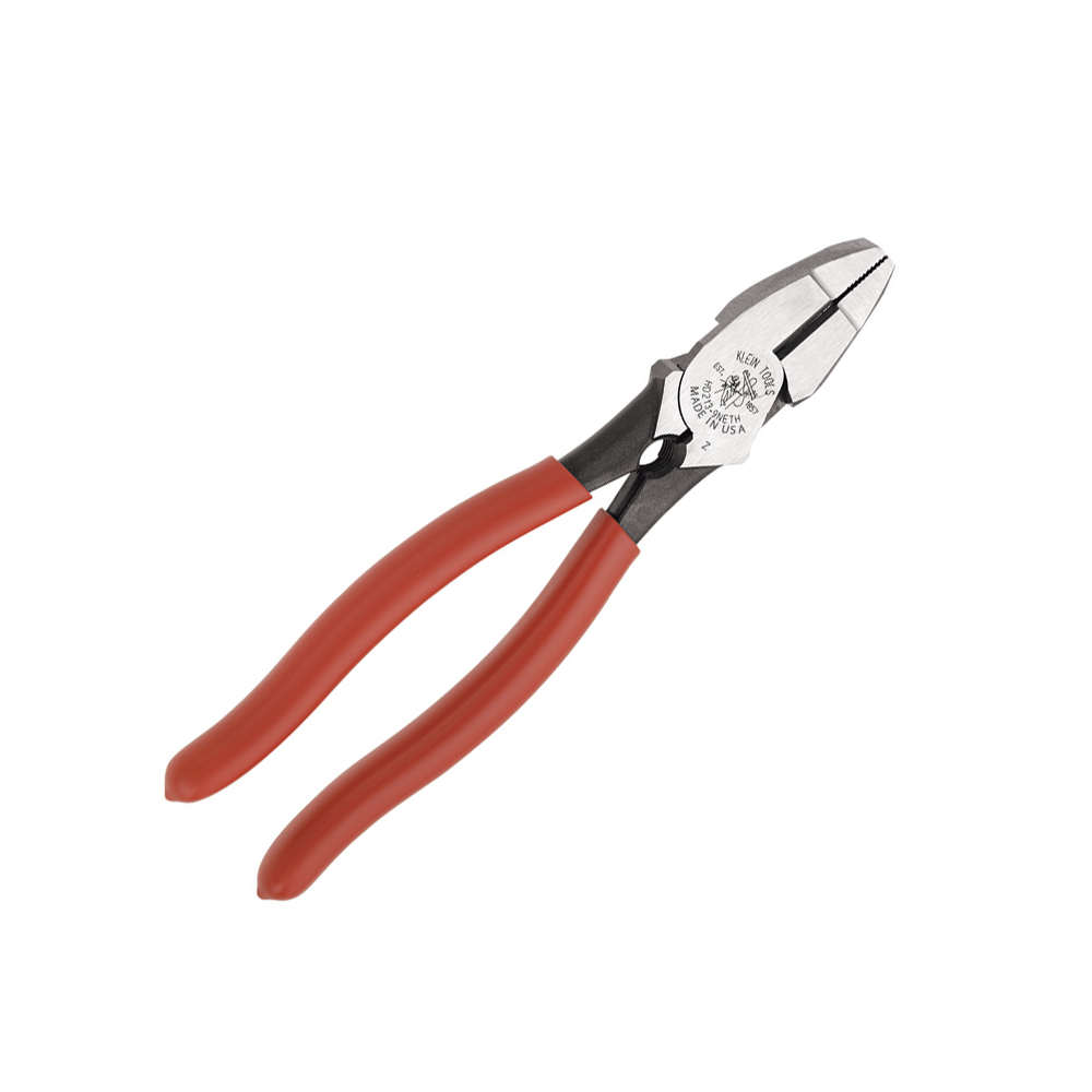 Klein 9'' High-Leverage Side-Cutting Pliers - Lineman's Bolt-Thread ...
