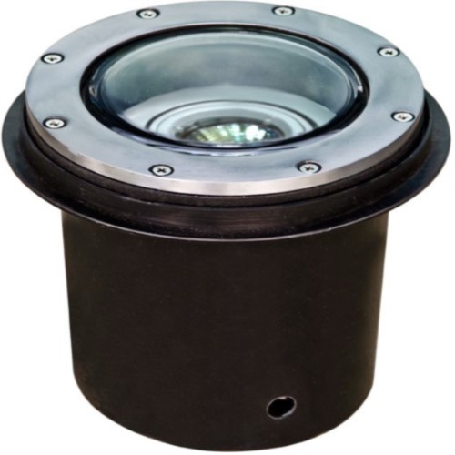 Dabmar 7W Adjustable LED In-Ground Well Light Fixture, MR16, 304 ...