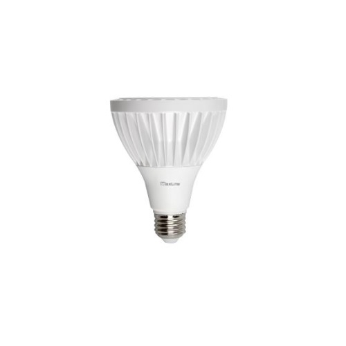 MaxLite 18W LED PAR30 Bulb, Dimmable, 15 Degree Beam, E26, 1800 lm ...