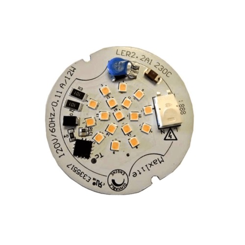 MaxLite 12W 2.2 Inch Diameter LED Round Light Engine, 3000K, 90 CRI ...