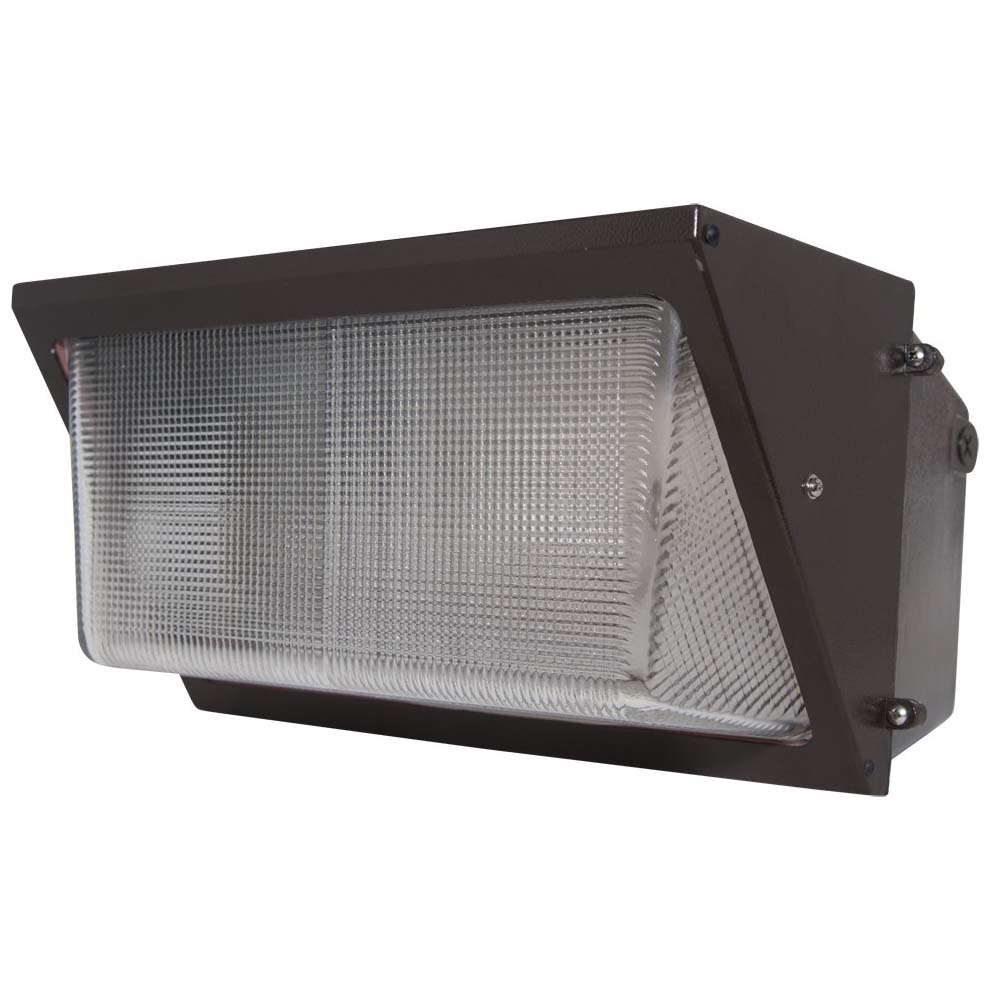 MaxLite 120V Photocell 120W LED Security Wall Pack Light, 5000K, Bronze ...