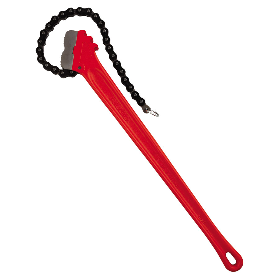 Ridgid Heavy Duty Chain Wrench with Double Jaw , 2 1/2-in Pipe Capacity ...