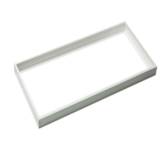 SATCO 2X4 LED Flat Panel Fixture Frame Kit, White (SATCO 65-952 ...