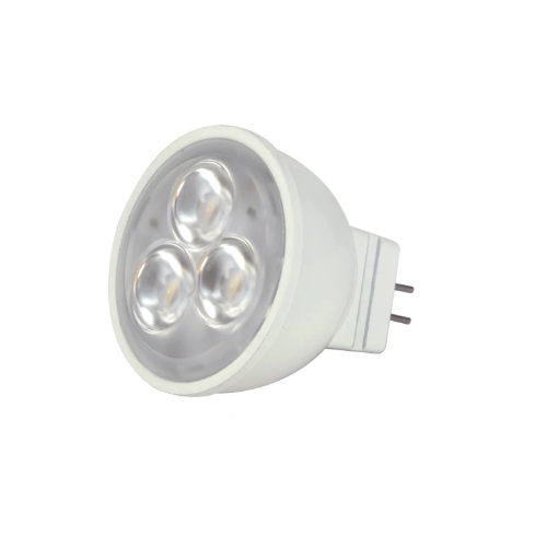 Satco 3W LED MR11 Bulb w/ GU4 Base, 5000K, 25 Degree (Satco S9283 ...