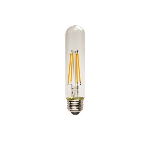 TCP Lighting 5W LED T10 Filament Bulb, Dimmable, 40W Inc. Retrofit, 450 ...
