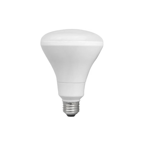 TCP Lighting 9.5W LED BR30 Bulb, Dimmable, 650 lm, 2700K, White (TCP ...