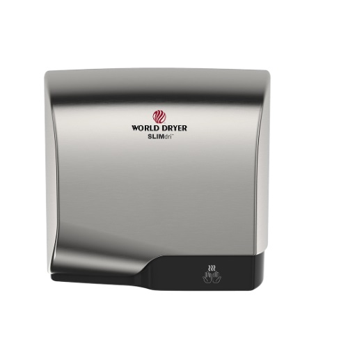 World Dryer 950W SLIMdri Hand Dryer, Stainless Steel, 220/240V, Brushed ...