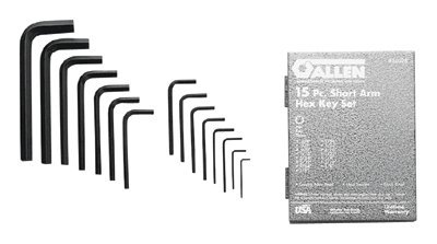 Allen Short Arm Hex Key Set with Metal Box (Allen 56026 ...