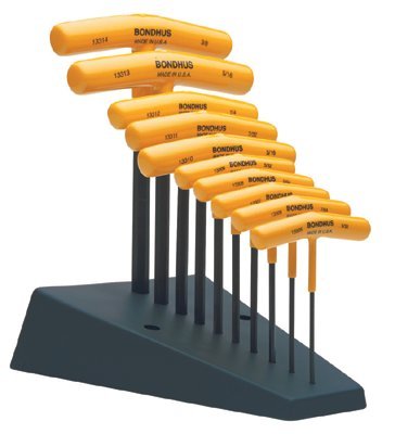 Standard T-Handle Hex Key Set with Stand, 10 Piece ( 13390 ...