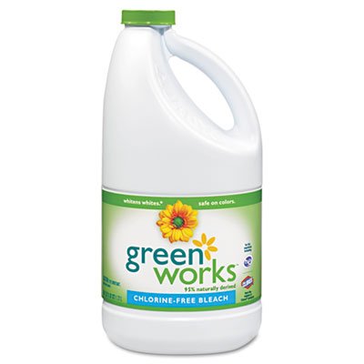 Clorox Green Works Naturally Derived Chlorine-Free Bleach, 60 oz Bottle ...