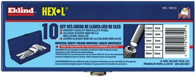 Eklind 14 Piece Hex L Key Set (Eklind 10614) | HomElectrical.com