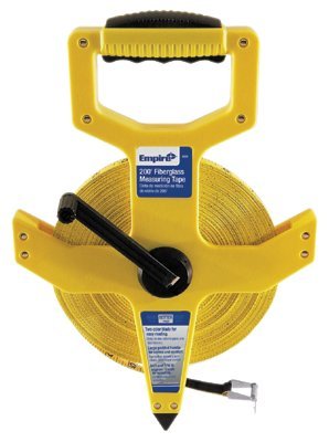 Empire 200'X1/2" Engineer's Scale Fiberglass Open Reel Measuring Tape ...