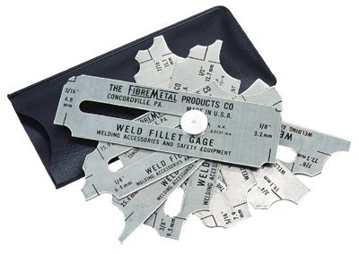 Honeywell Stainless Steel Weld Fillet Gage Set 1/8"-1" (Honeywell WFG ...
