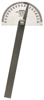 General Tools Stainless Steel Universal Round Head Protractor (General ...