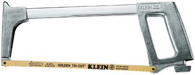 Klein Tools 12'' Cast Aluminum and Steel Hacksaw Frame (Klein Tools 701 ...