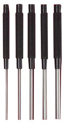 L.S. Starrett 8'' Extra Long Steel Drive Punches with Round Tip Type ...