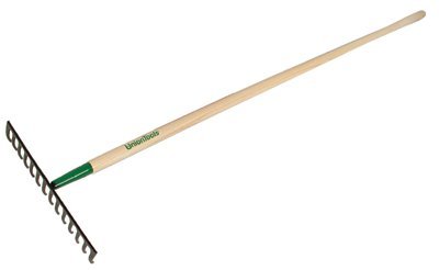 Union Tools 15" Forged Steel Curved Level Head Rake (Union Tools 63110 ...