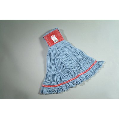 Rubbermaid Blue, Large Cotton/Synthetic Web Foot Wet Mops-5-in Red ...