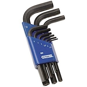 Allen 9 piece Assorted Metric Short Arm Hex Keys Set (Allen 56008 ...