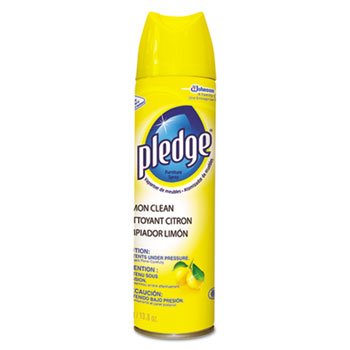 SC Johnson Pledge 13.8 oz Lemon-Scented Furniture Polish (SC Johnson ...