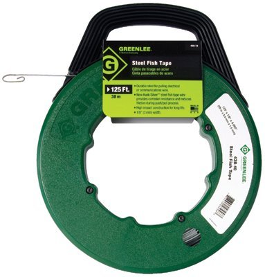 Greenlee 50' x 1/8" Steel Fish Tape Assembly (Greenlee 438-5H ...