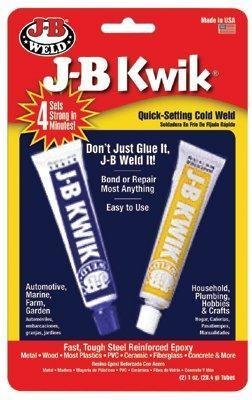J-B Weld Kwik Set Twin Adhesive Cold Weld Compounds (J-B Weld 8276 ...
