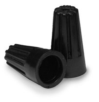 King Innovation Contractor Choice Black Wire Connector, Pack of 100 ...