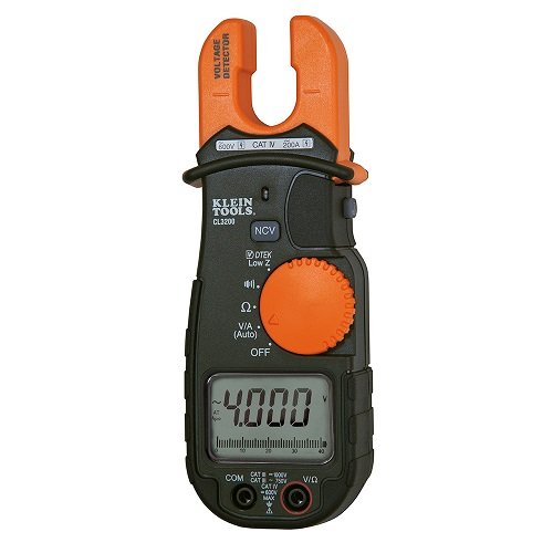 Klein Tools 200 AC Current Fork Tester, 4000 Count, 600V (Klein Tools ...