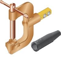 Lenco 600 Amp Two Oval Point Screw Ground Clamp (Lenco 2070 ...