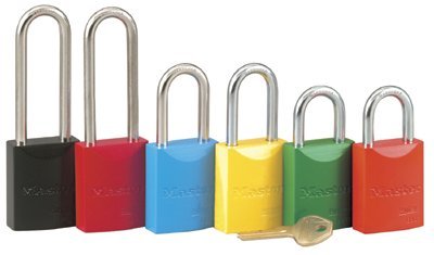 Master Lock 5 Pin Yellow High Visibility Aluminum Padlocks (Master Lock ...