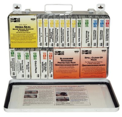 Pac-Kit 36 Unit Weatherproof Steel First Aid Kits (Pac-Kit 5499 ...