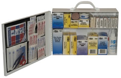 Pac-Kit Two Shelf 100 Person Industrial First Aid Kit (Pac-Kit 6135 ...