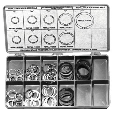 140 Piece Snap Retaining Ring Assortment Kit ( 12935) | HomElectrical.com