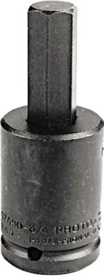 Proto 3/4" Drive 1" Black Oxide Hex Bit Impact Socket (Proto 75901 ...