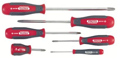 Proto 6 Piece Standard Phillips Screwdriver Set w/Ergonomic Handle ...