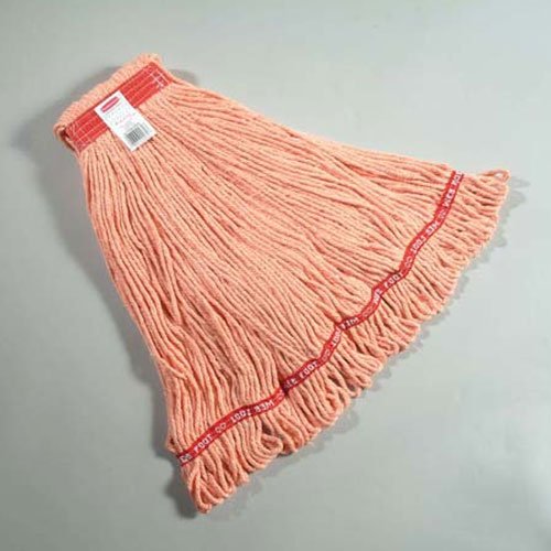 Red, Medium Cotton/Synthetic Super Stitch Blend Mop Heads ( FGD25206 ...